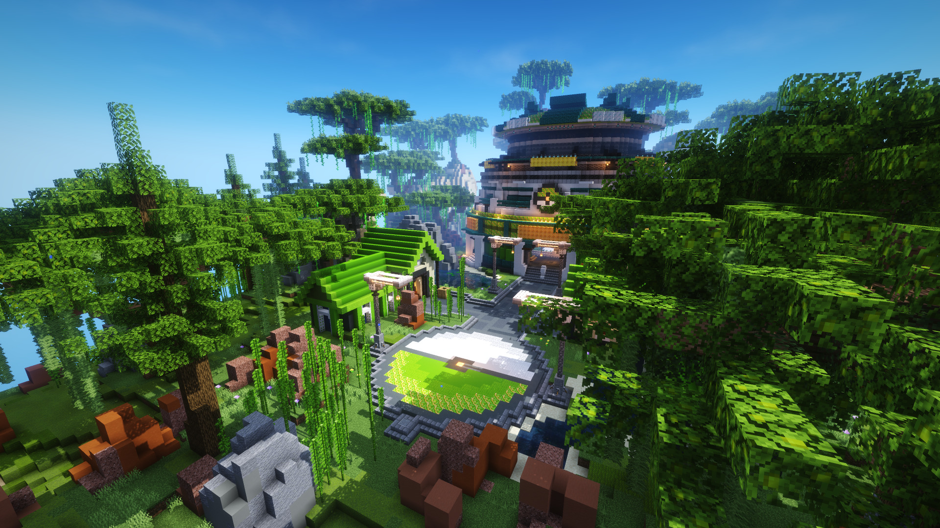 Grass Pixelmon Gym | Chunkfactory